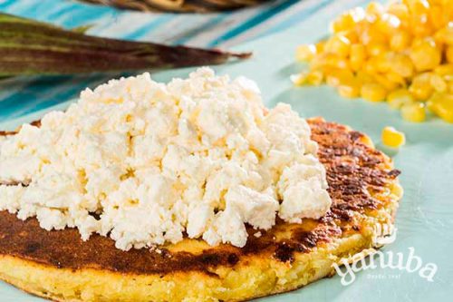 Arepa de Chócolo con Queso | Dulce y Tradicional – Yanuba